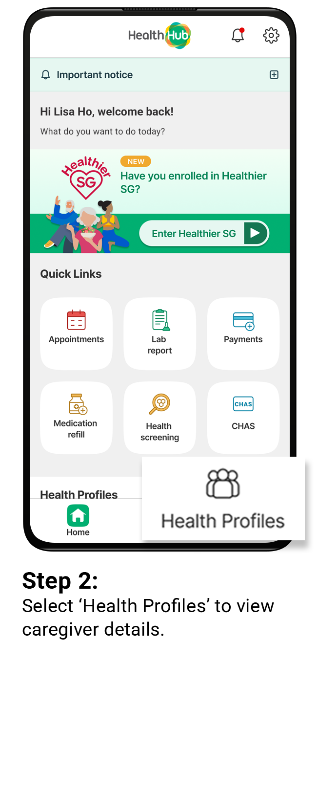 Healthier SG | Enrol via HealthHub