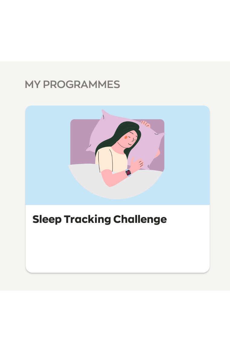 1. After joining the challenge, check your challenge progress by ...