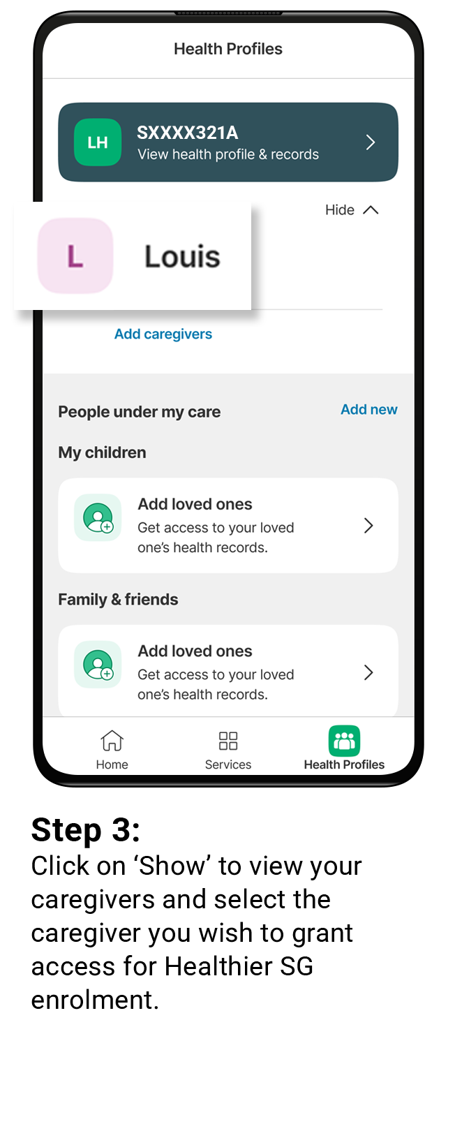 Healthier SG | Enrol via HealthHub